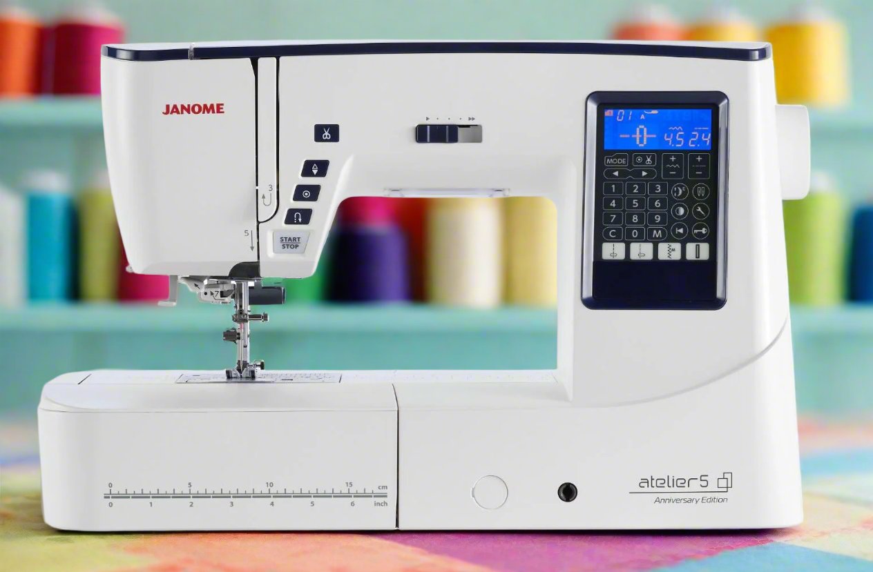 Janome Atelier 5 Anniversary Edition Sewing Machine | Computerised ...