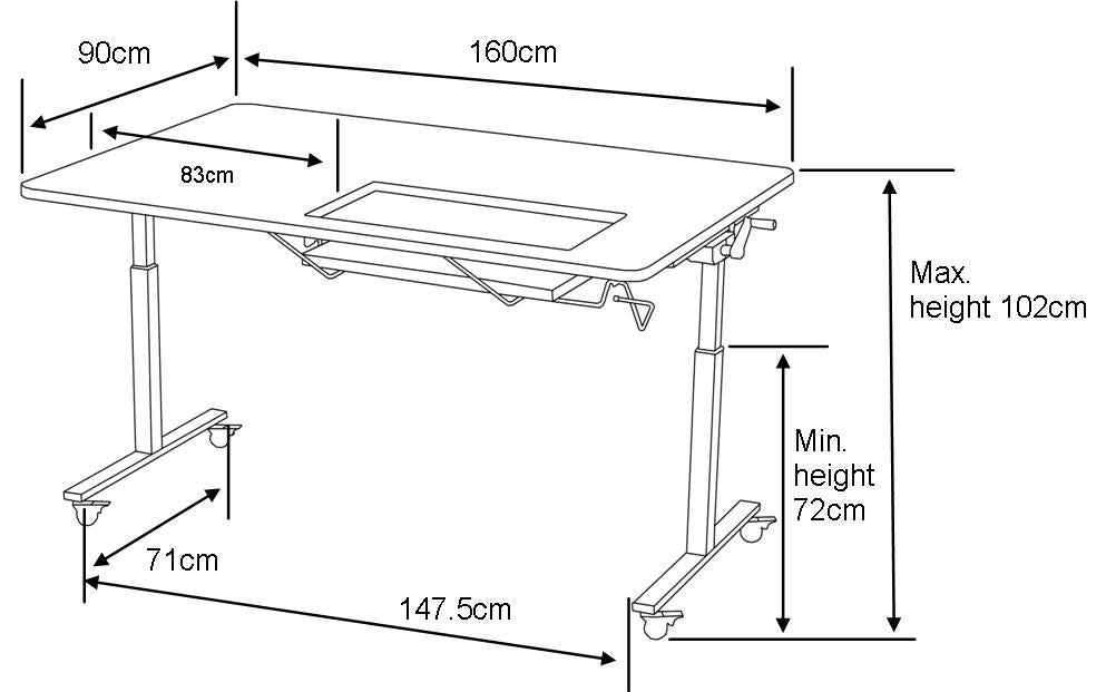 Horn Sewers Vision Sewing Table | UK | Hampshire Sewing Machines
